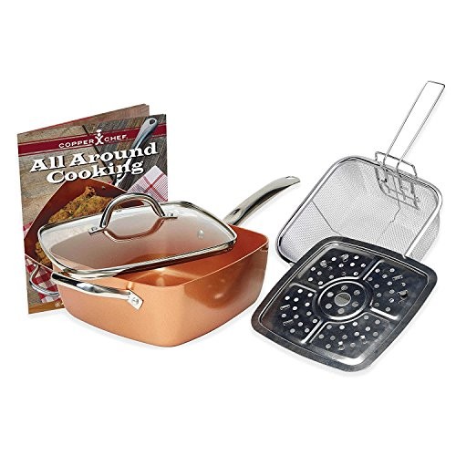 (VIDEO Review) Copper Chef Square Fry Pan with Lid, 9.5 inch | BOOMSbeat (VIDEO Review) Copper Chef Square Fry Pan with Lid, 9.5 inch | BOOMSbeat
